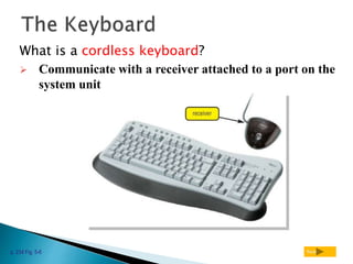 Itc lec 8 discovering computer..input devices | PPT