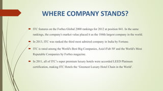 ITC Ltd HISTORY | PPTX | Business | Business and Finance