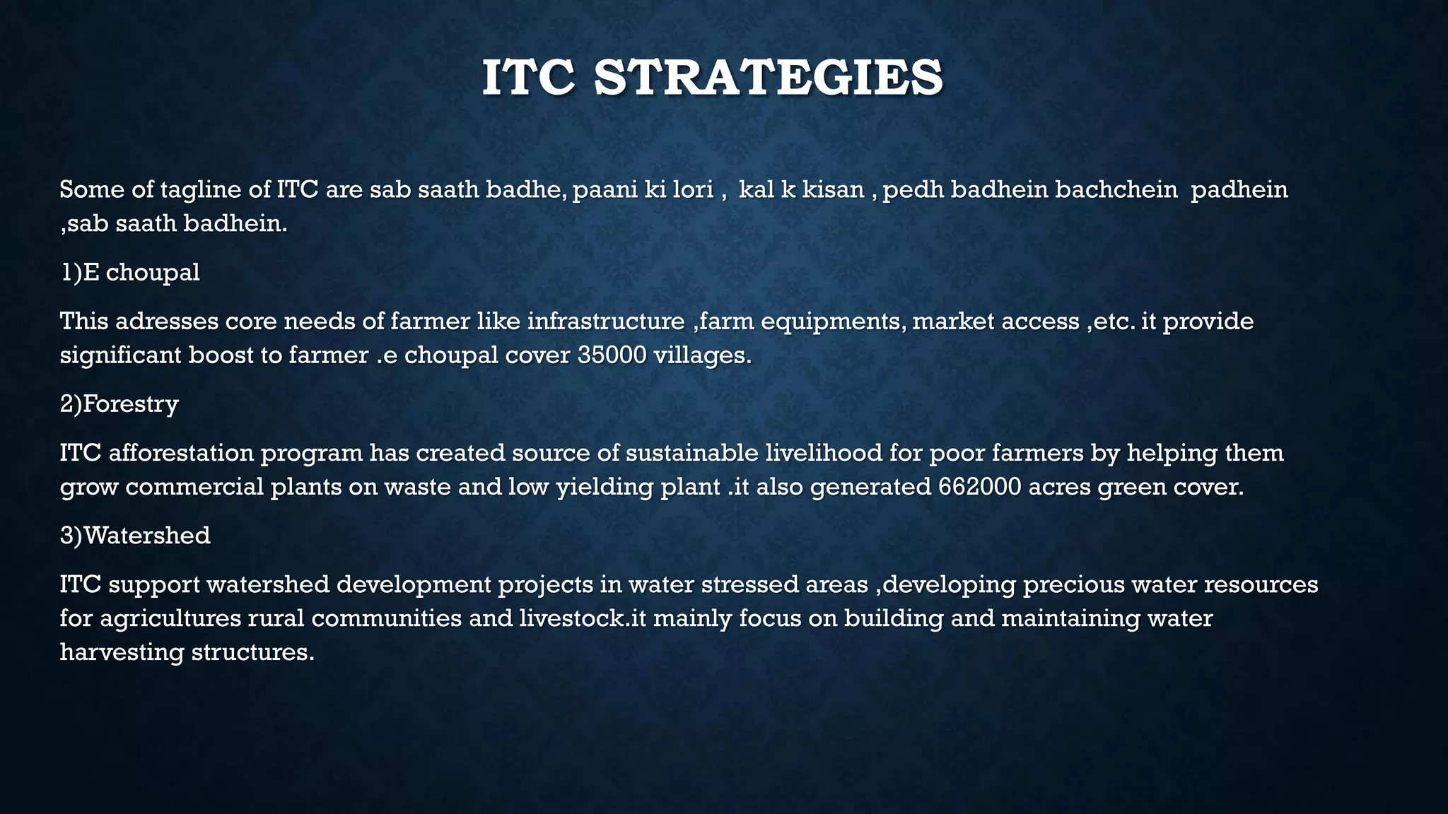 ITC limited | PDF