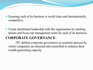 Itc limited ppt2 | PPT