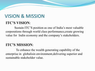Itc limited ppt2 | PPTX