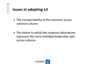 ITC Adapting Situational Judgement Test | PDF