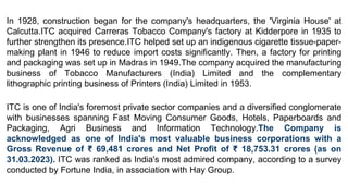 ITC limited | PPTX