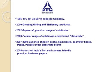 Itc ltd ppt | PPTX