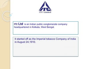 Itc ltd ppt | PPTX