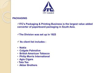 Itc ltd ppt | PPTX