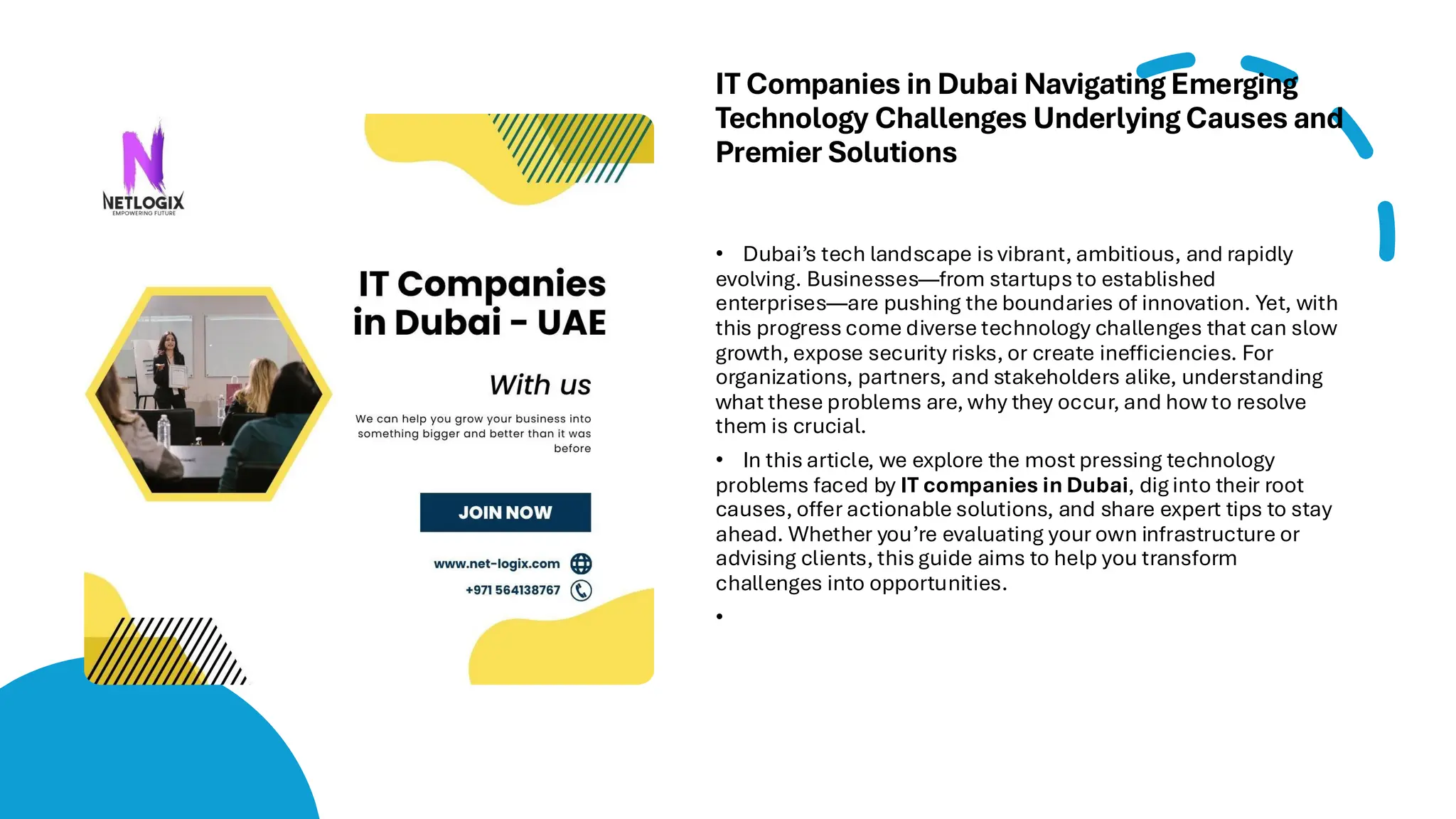 IT Companies in Dubai Navigating Emerging Technology Challenges ...