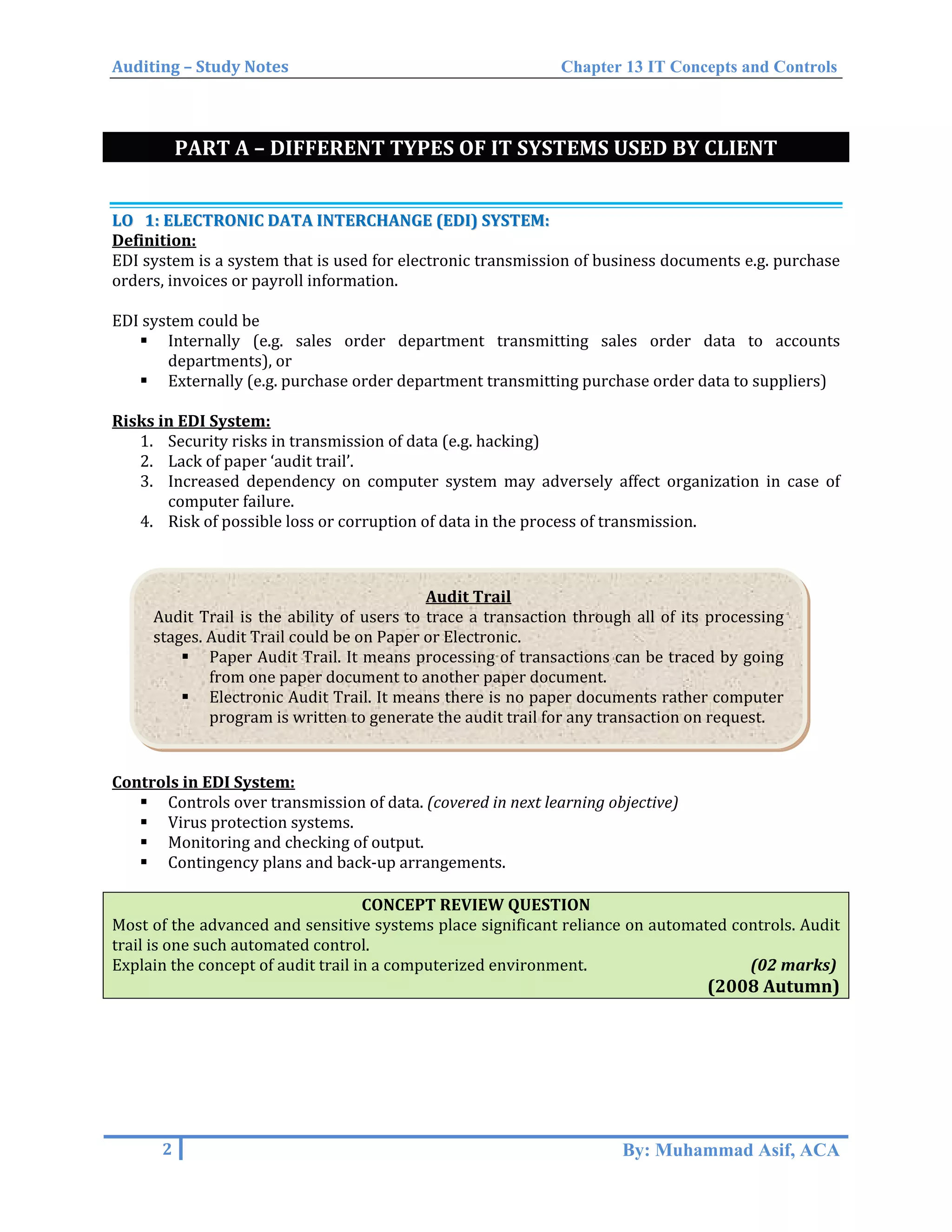 IT SYSTEMS , CONTROLS , CAATS AND FLOWCHARTS | PDF