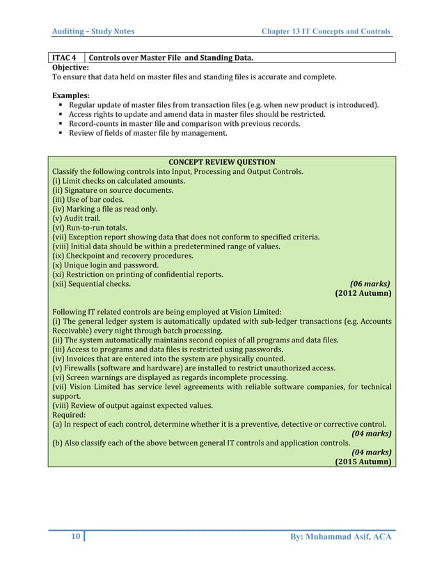 IT SYSTEMS , CONTROLS , CAATS AND FLOWCHARTS | PDF