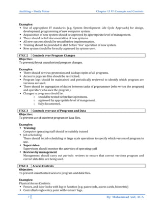 IT SYSTEMS , CONTROLS , CAATS AND FLOWCHARTS | PDF