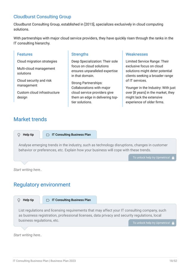 IT consulting business plan example..pdf | Business Accounting ...
