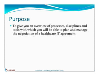 Outsourcing Contract Negotiations - Structure, Process & Tools | PDF