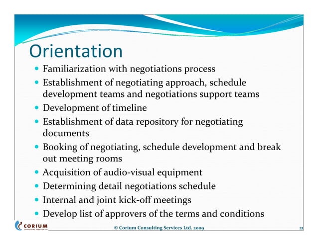 Outsourcing Contract Negotiations - Structure, Process & Tools | PDF | Business | Business and ...