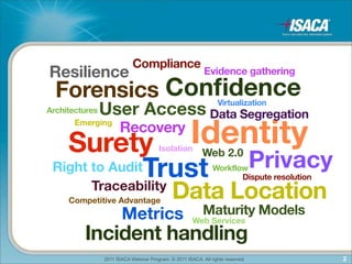 IT Controls Cloud Webinar - ISACA | PPT