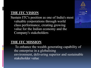 operational strategy of ITC | PPTX