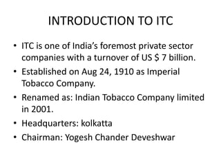 Itc policies | PPTX