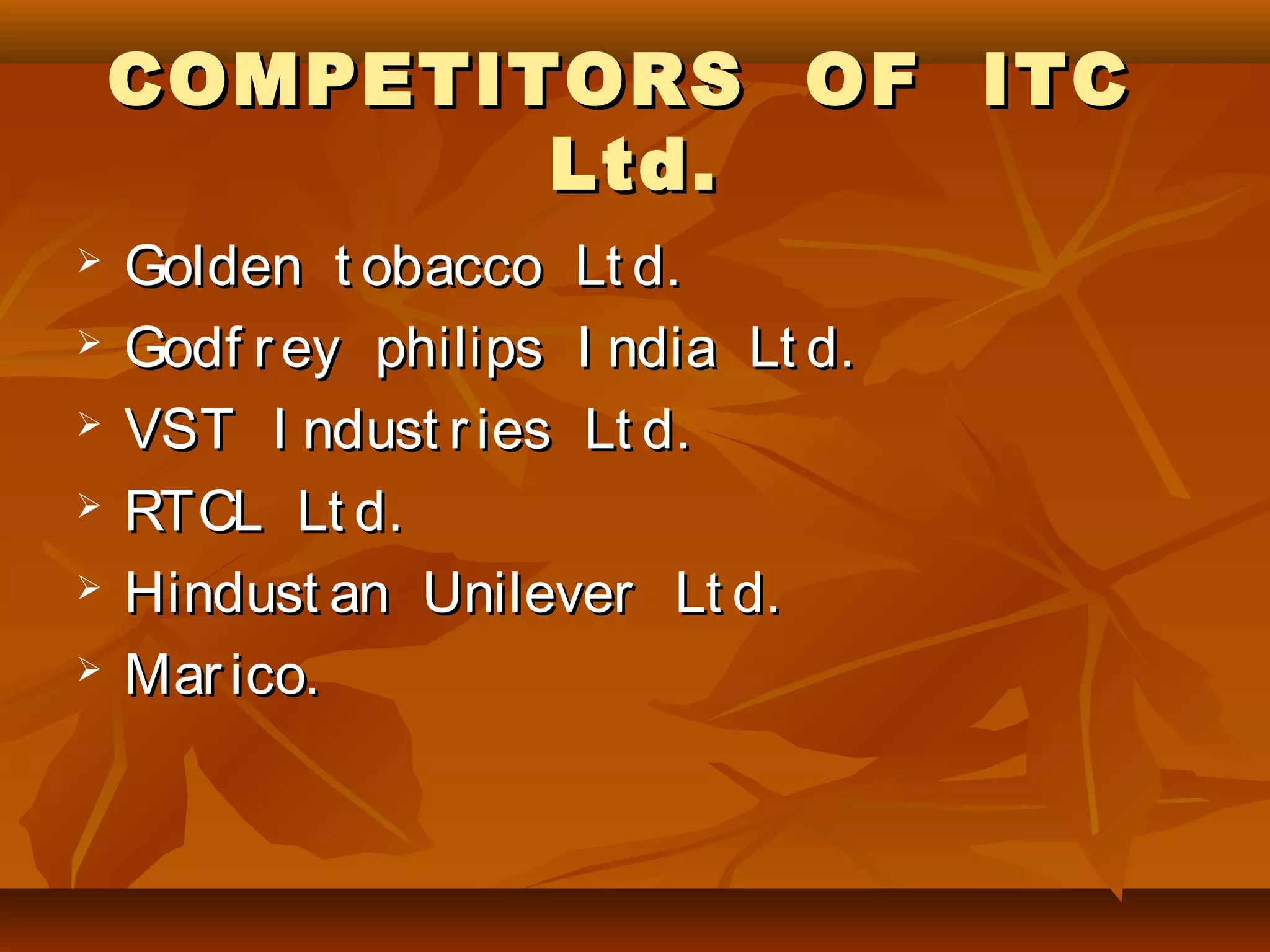 Itc ppt | PPT