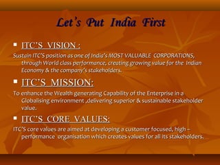 Itc ppt | PPT