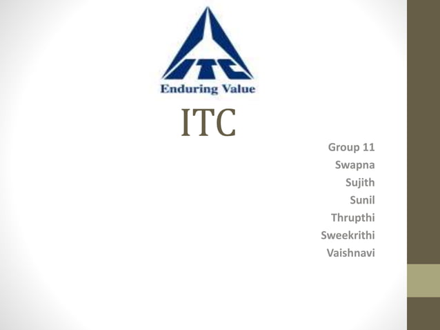 Itc ppt | PPT