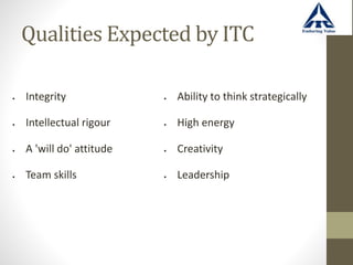 Itc ppt | PPTX