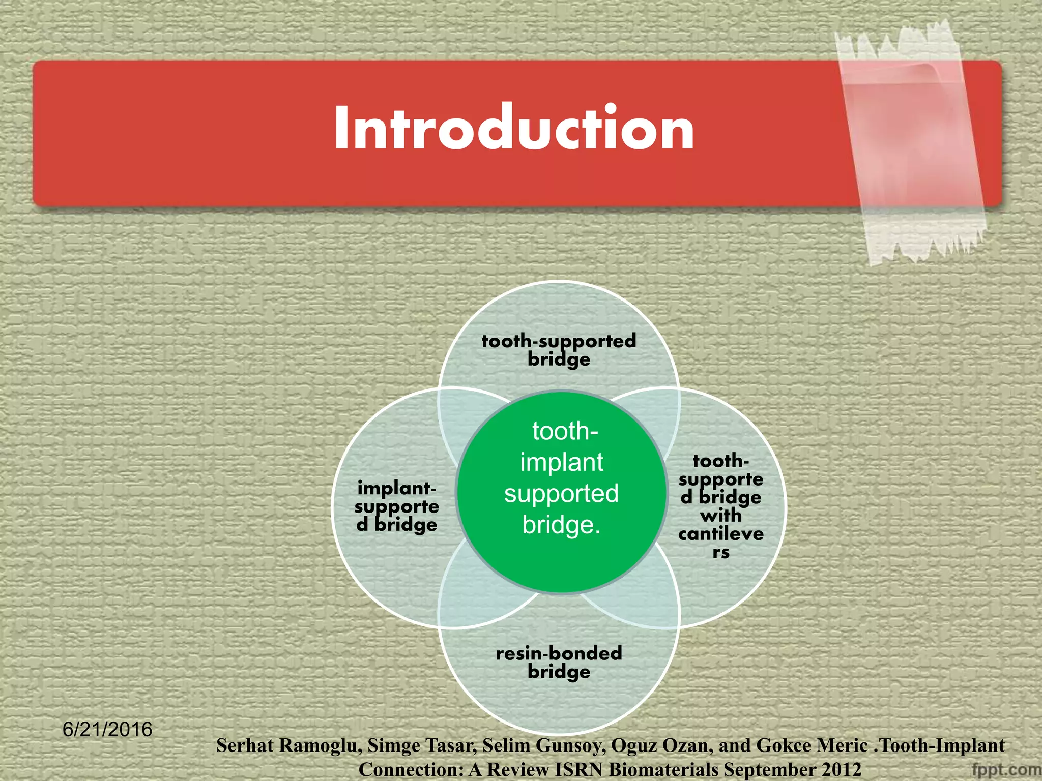 Implant tooth connection | PPTX | Dental Health | Diseases and Conditions
