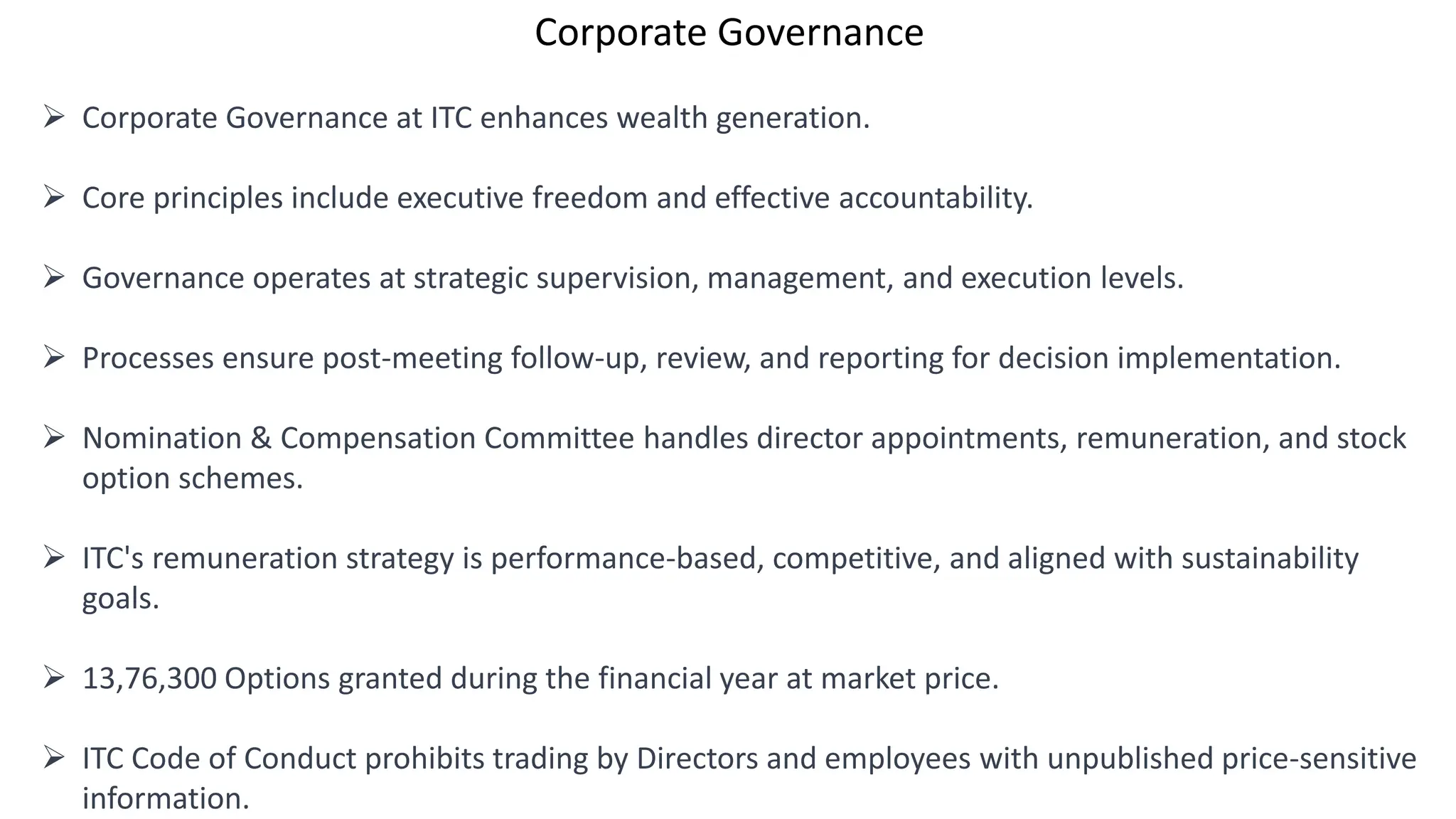 ITC PPT.pptx itc report their csr activities and management discussion analysis covered | PPT