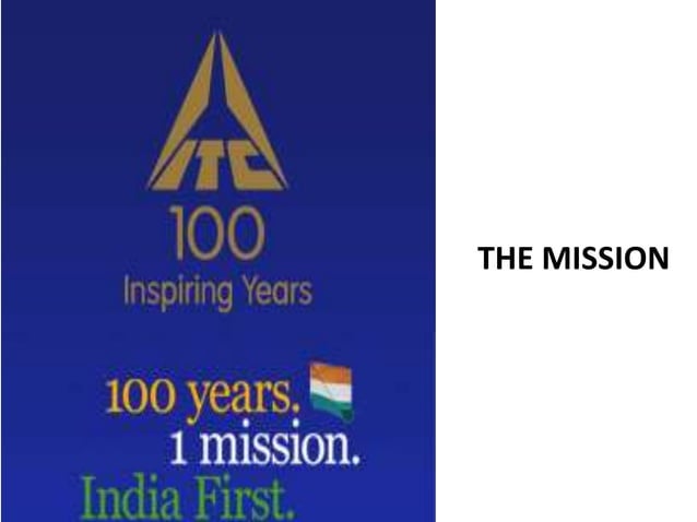 ITC (India Tobacco Company)- how IT revolutionised its businesses | PPT