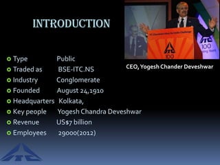 Itc presentation | PPTX