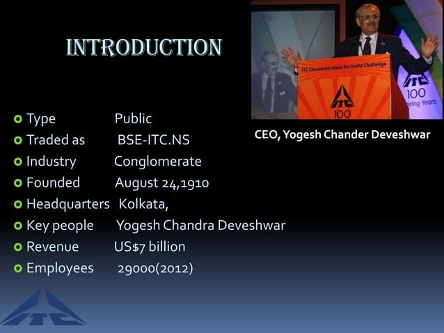 Itc presentation | PPT