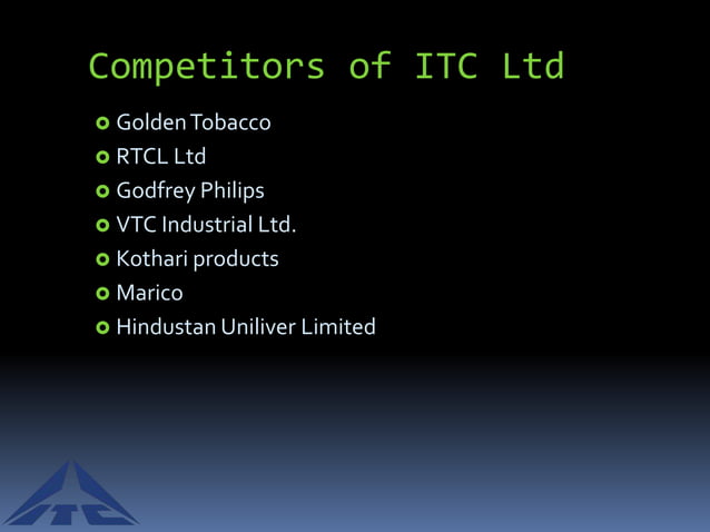 Itc presentation | PPT