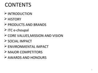 Itc presentation | PPT