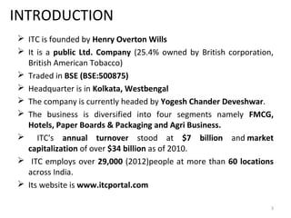 Itc presentation | PPT