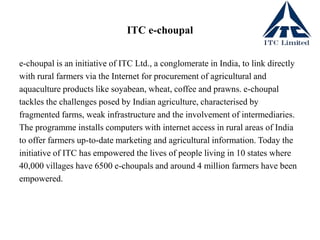 ITC Ltd. Presentation | PPT