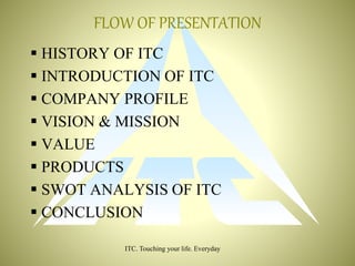 ITC business Presentation for viewing the best results of the one of ...