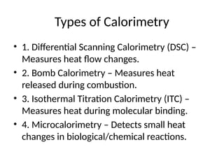Isothermal titration calorimetry (ITC) | PPTX
