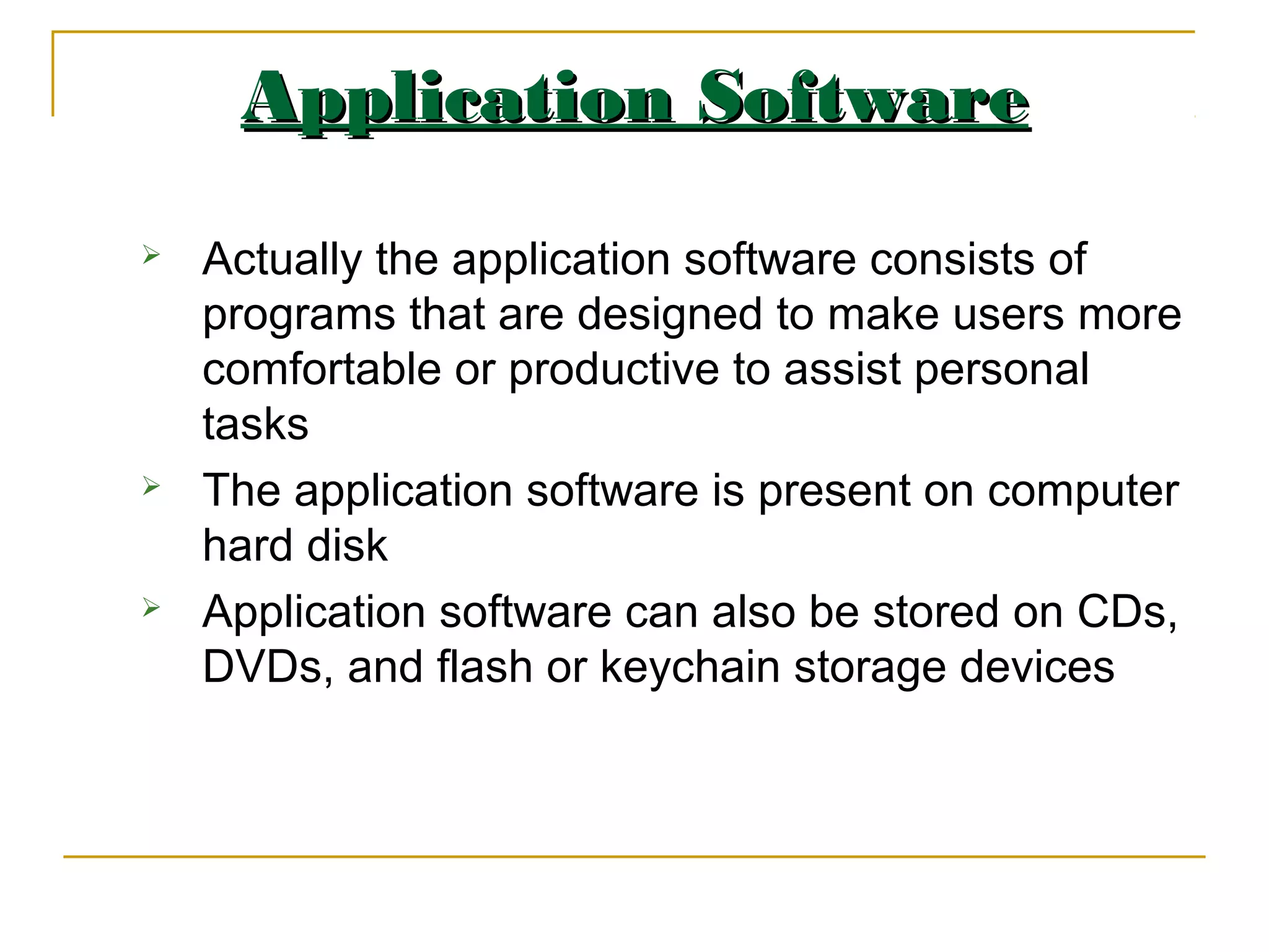 computer software | PPT