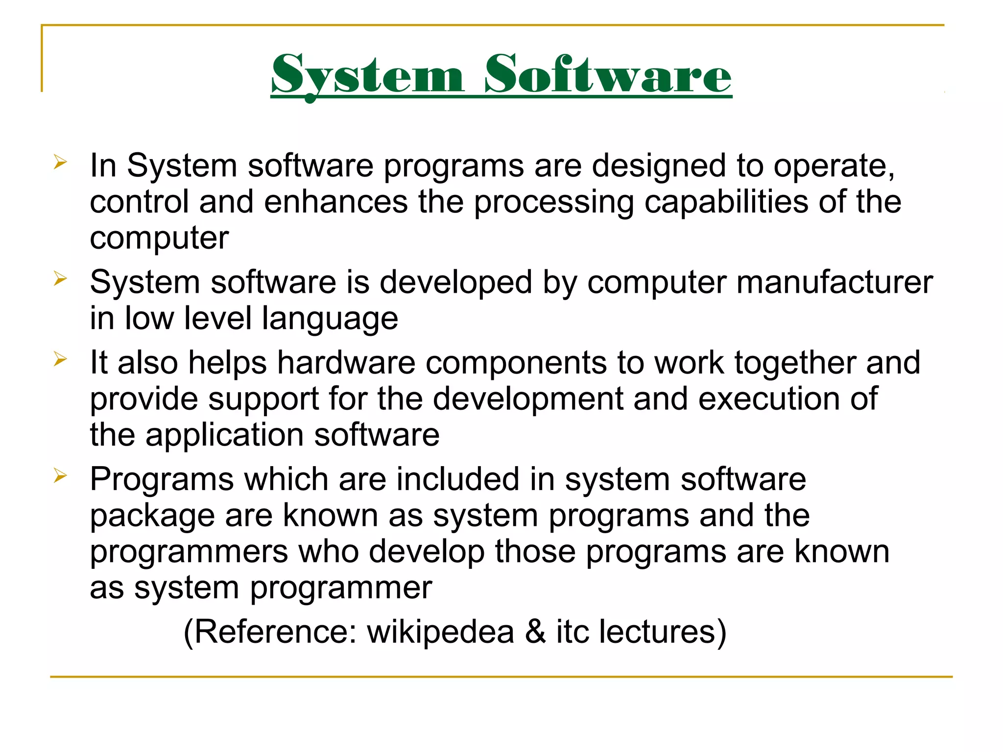 computer software | PPT