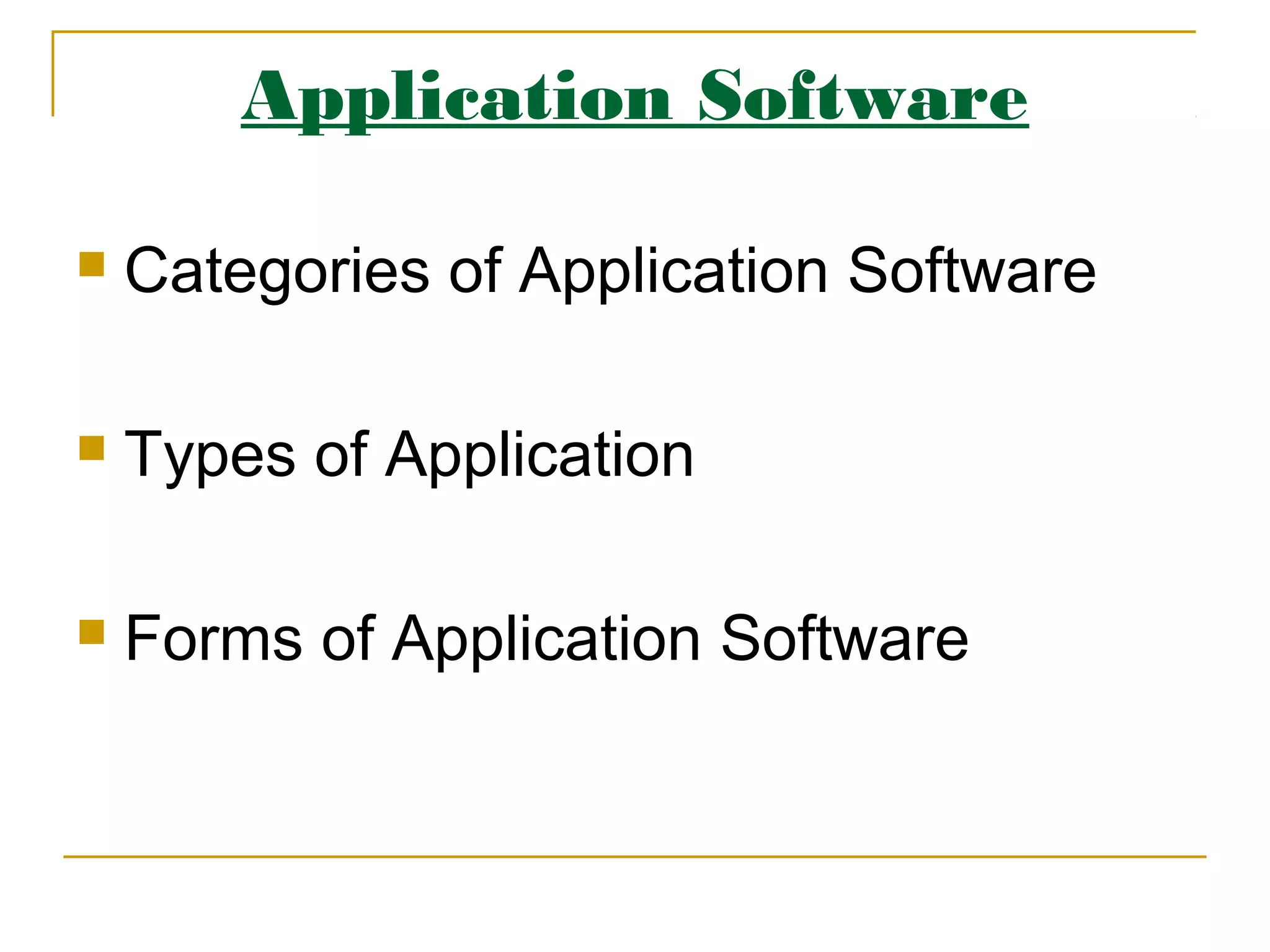 computer software | PPT