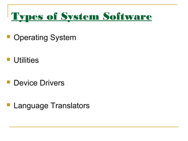 computer software | PPT