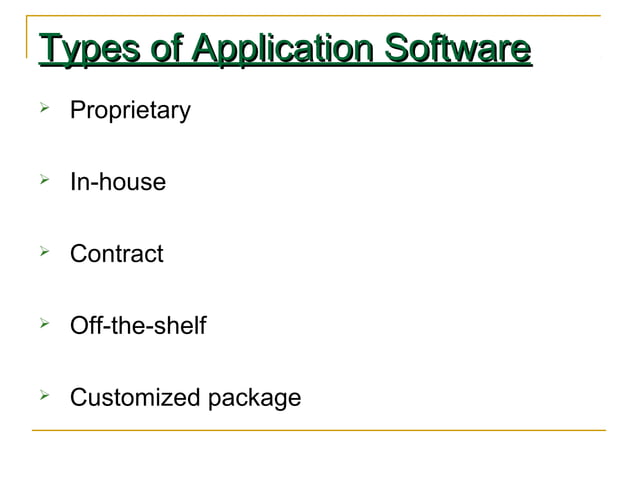 computer software | PPT