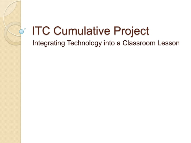 Itc project | PPT