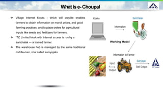 Itc's e choupal initiative | PPTX