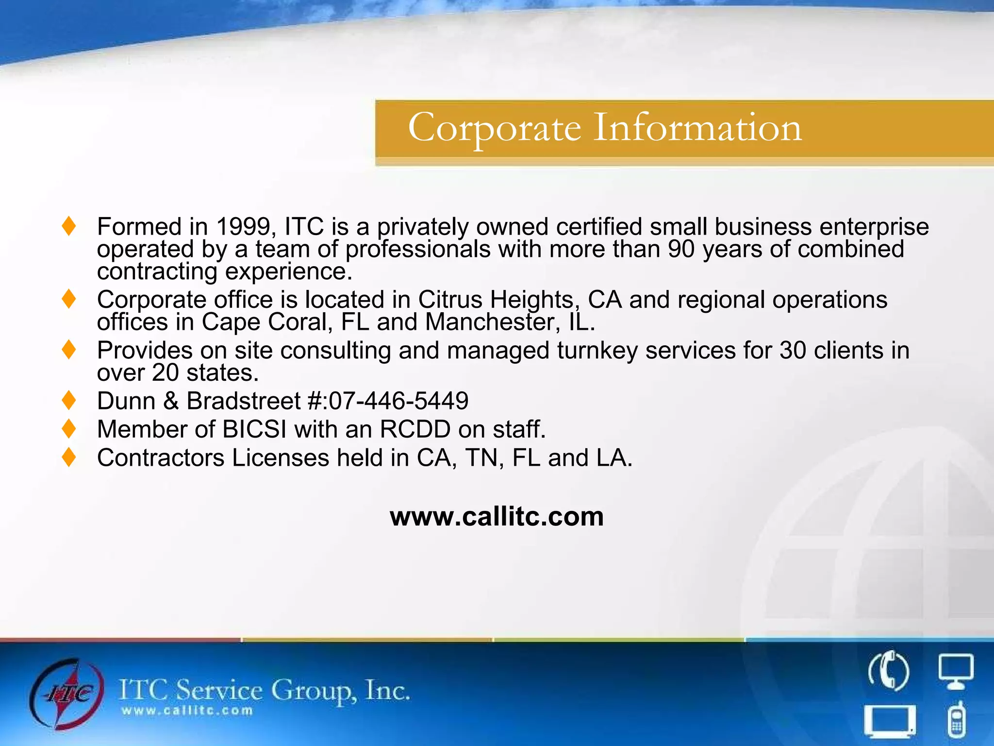 Itc Service Group Brochure | PPT