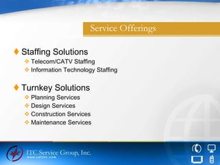Itc Service Group Brochure | PPT