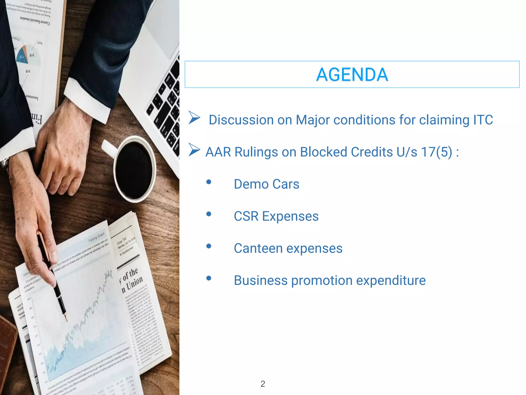 Itc Under Gst 29 11 2021