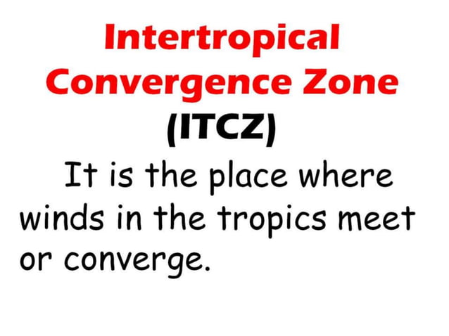 ITCZ | PPTX | Geography | Science