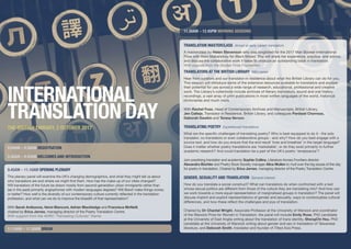 International Translation Day (ITD) 2017 at the British Library | PPT