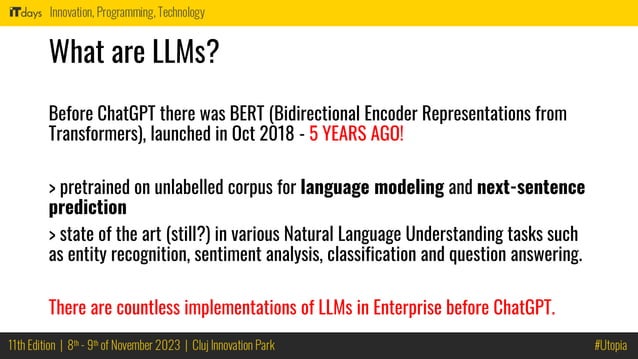 Challenges in AI LLMs adoption in the Enterprise | PPT