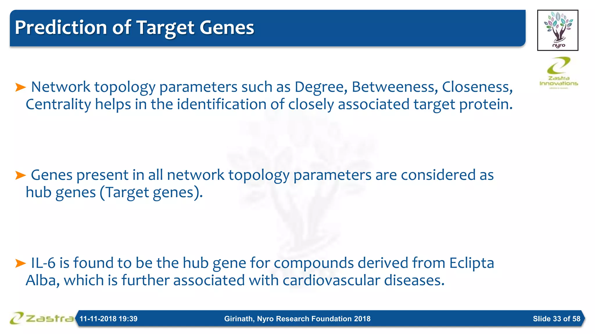 Target Identification - Gene Disease and Protein Target Prediction | PPTX