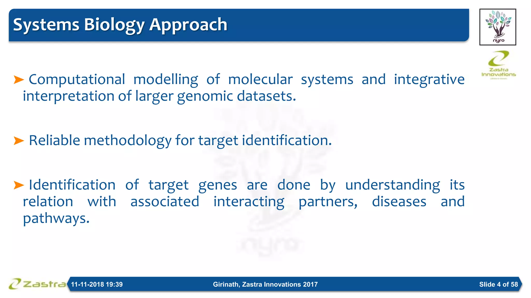 Target Identification - Gene Disease and Protein Target Prediction | PPTX